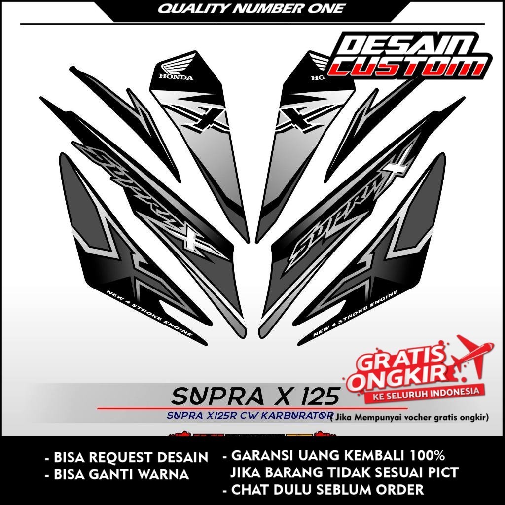 Striping SUPRA X 125 Carburetor MTF 13/BATMAN/SUPRA X125 R/125R/CW ...