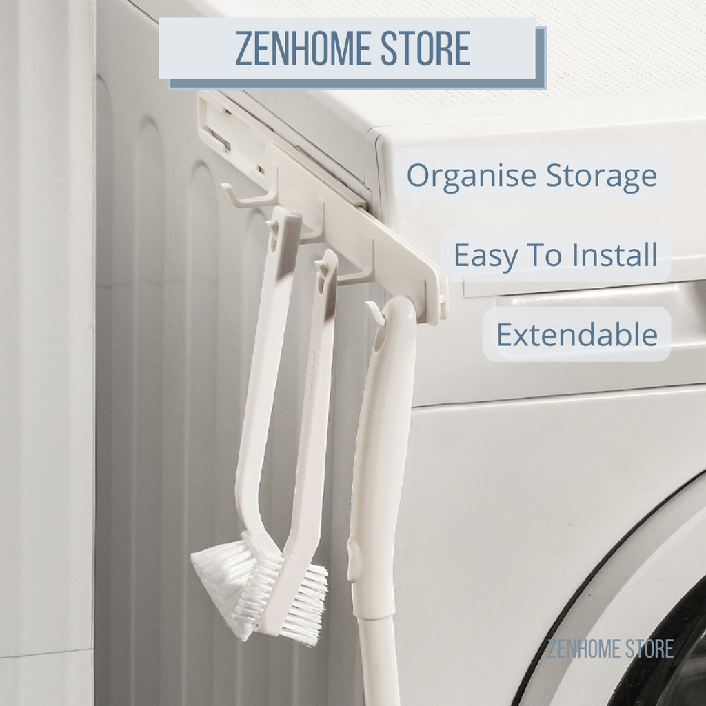 ZENHOME Extendable Hook Hanger Kitchen Sliding Adjustable Hook Hanger ...