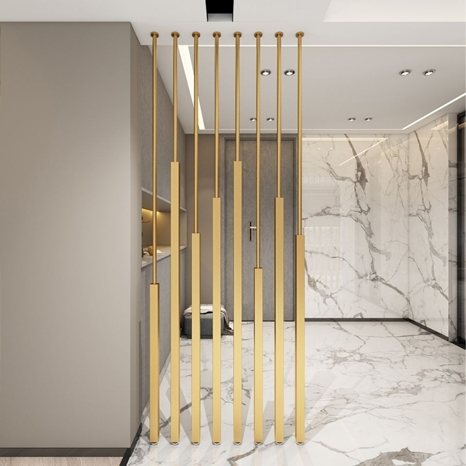 Living Room divider Decorative Partition Hallway Column Wall Punch-Free ...