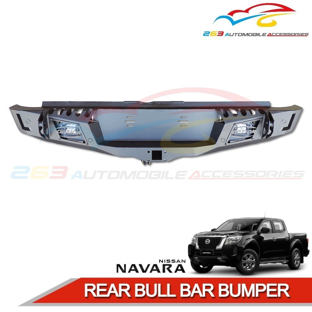 NISSAN NAVARA NP300 2016-2020 4X4 REAR BULL BAR BUMPER | Shopee Malaysia