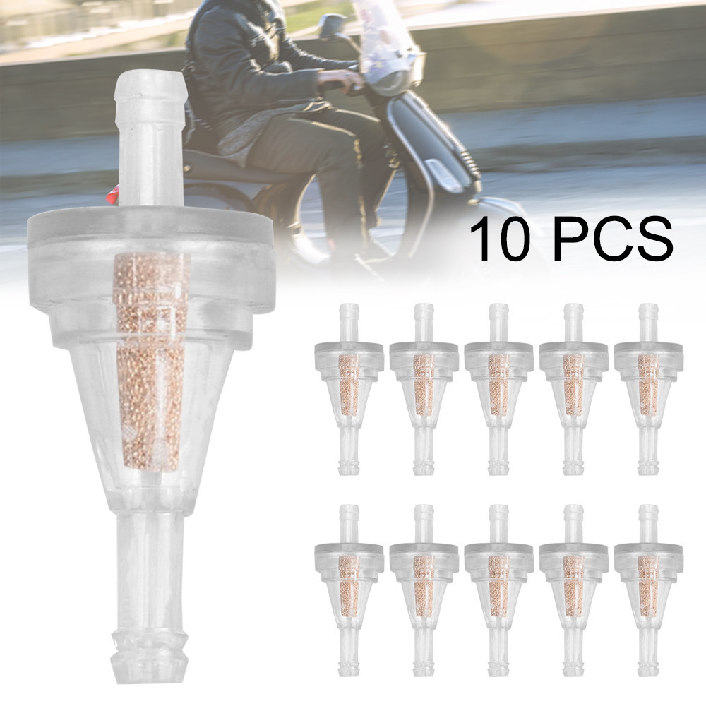 Universal 10Pcs/Set Motorcycle Fuel Filter Motorcycle Engine Inline ...