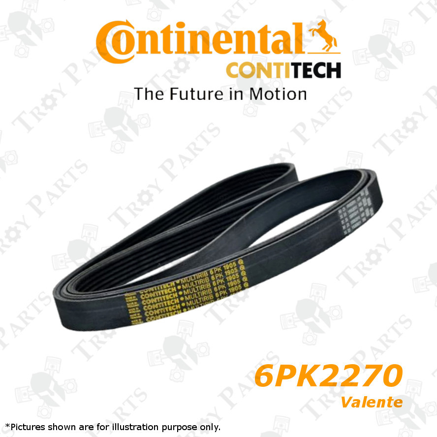 Original Contitech Ribstar Rib Serpentine Fan Belt 6PK2270 for Mercedes ...