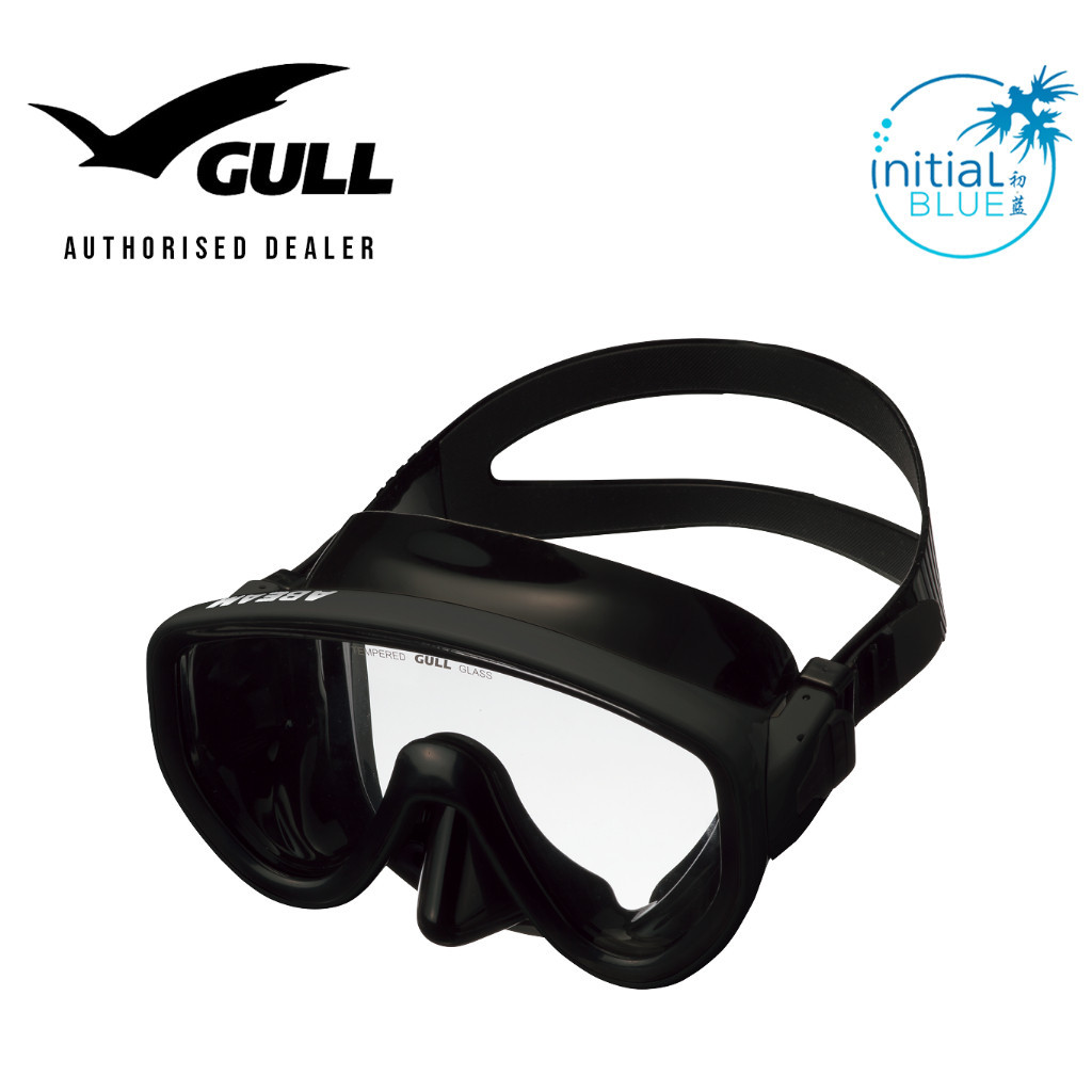 Gull Abeam Scuba Diving Mask - Black | Shopee Malaysia