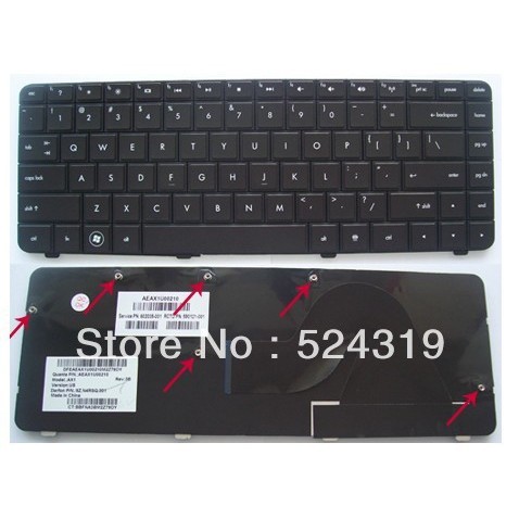 Laptop Keyboard for HP 42 CQ42 G42 G42-300 Keyboard US Layout | Shopee ...