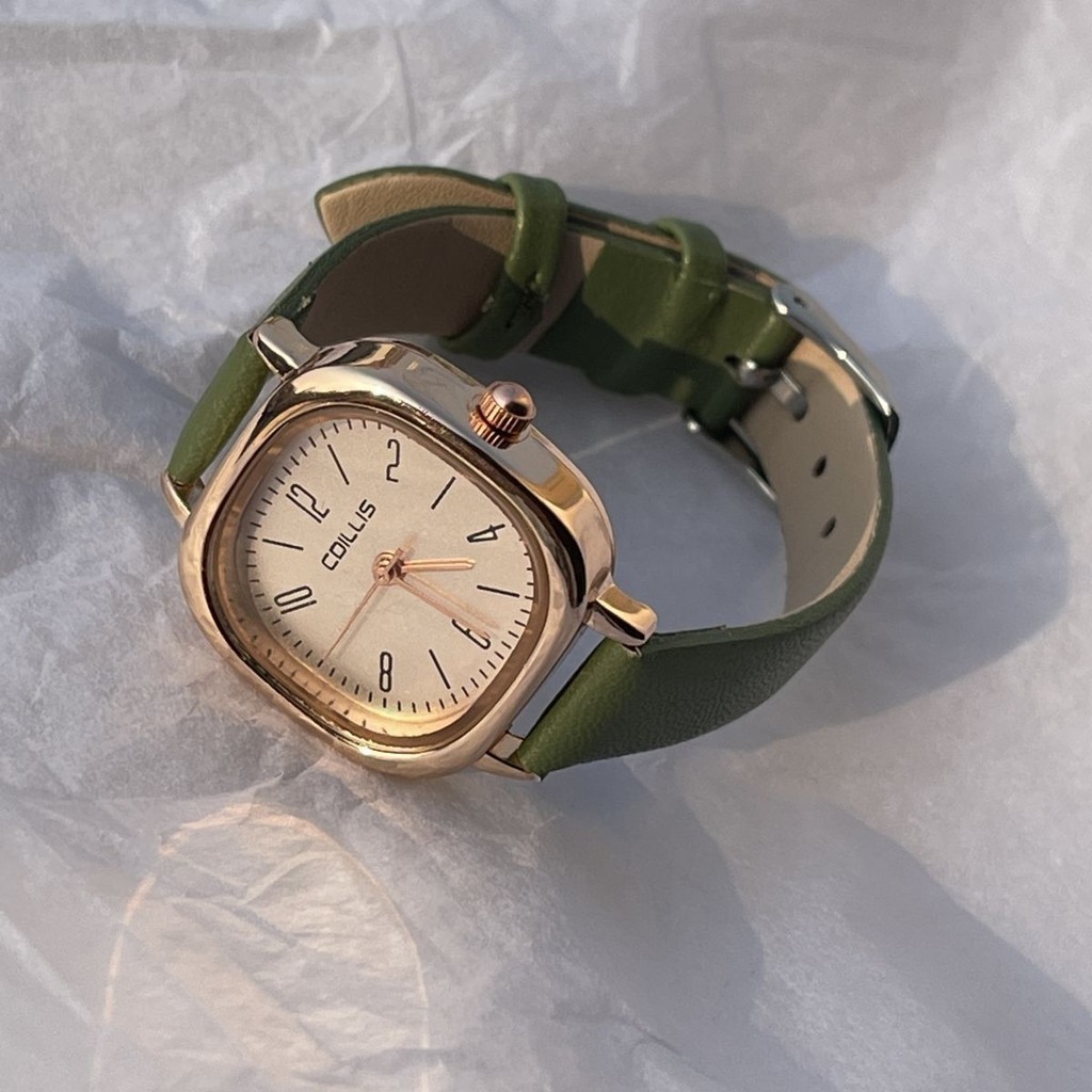 2024 New Style Watch Female Mute Dedicated Niche Square Simple Quartz ...