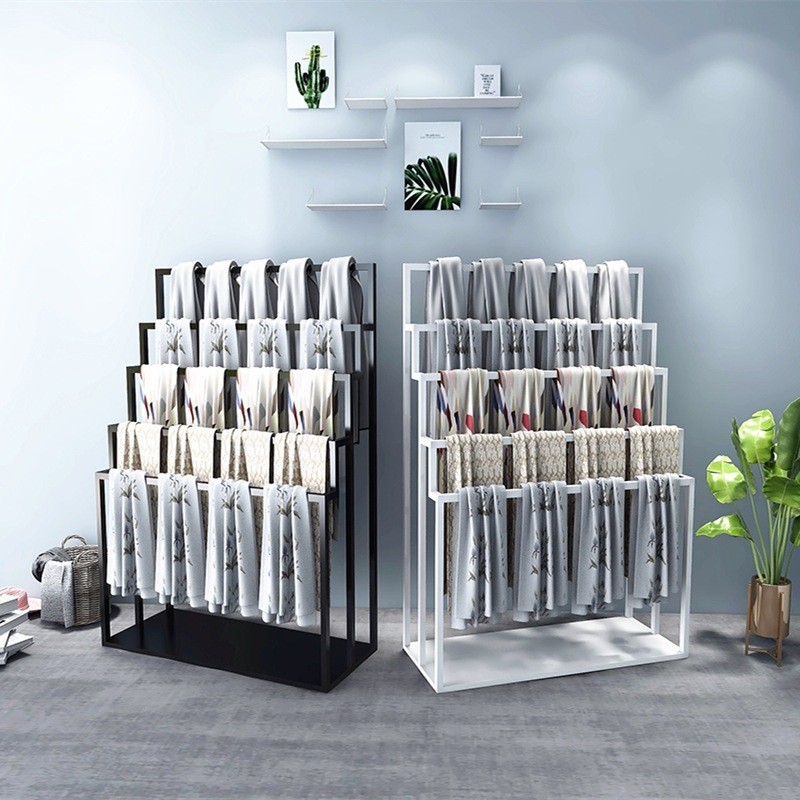 Scarf rack, scarf display rack, clothing store floor to ceiling belt ...