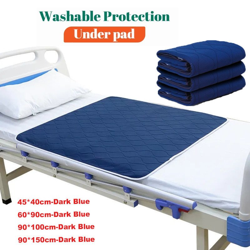 Reusable Bed Pad Waterproof Mat Elderly Care Pad Absorption Wetting ...