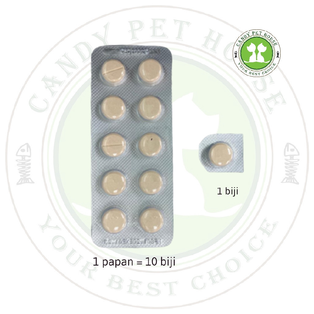 UBAT CACING TABLET KUCING / ANJING (1 TABLET/BIJI) (Loose) | Shopee ...