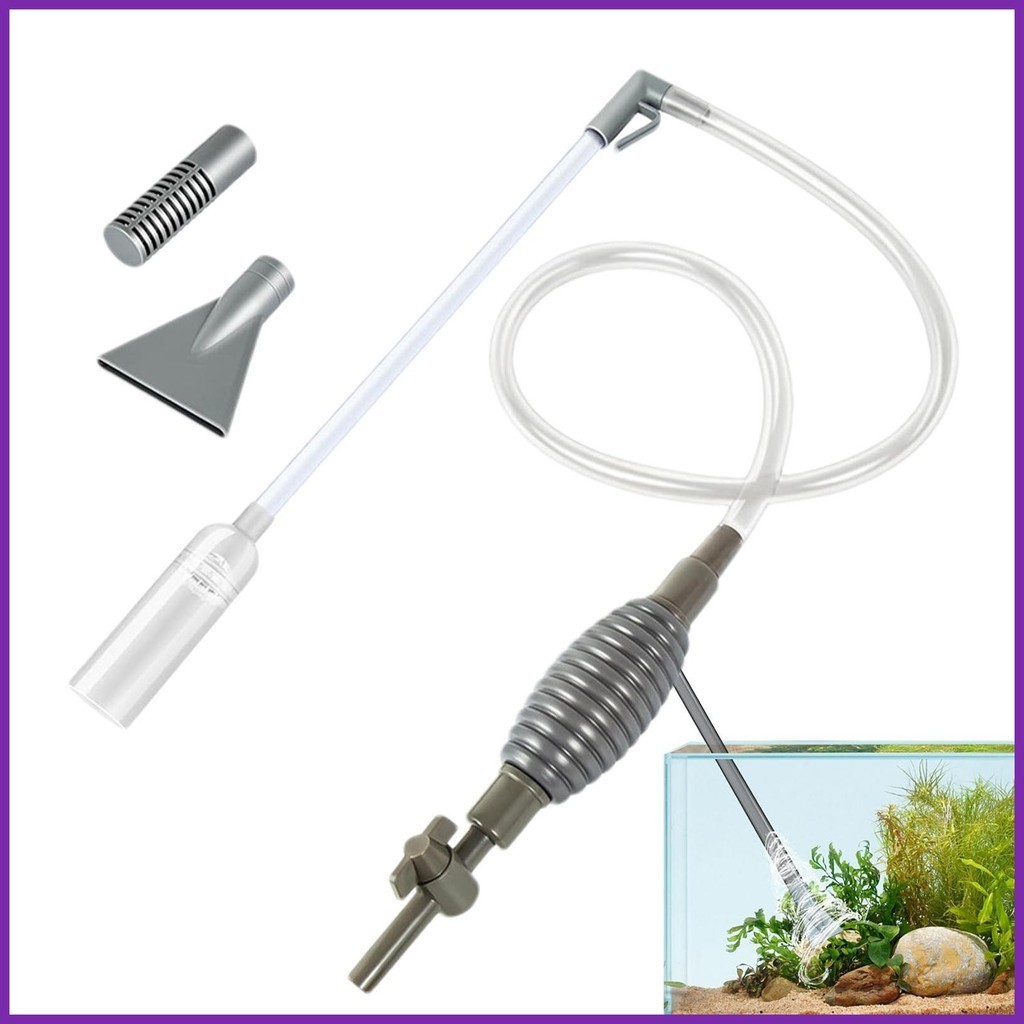 Siphon Vacuum Cleaner For Fish Tank Aquarium Vacuum Siphon For Cleaning ...