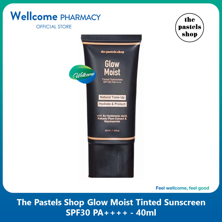 The Pastels Shop Glow Moist Tinted Sunscreen SPF30 PA++++ - 40ml ...