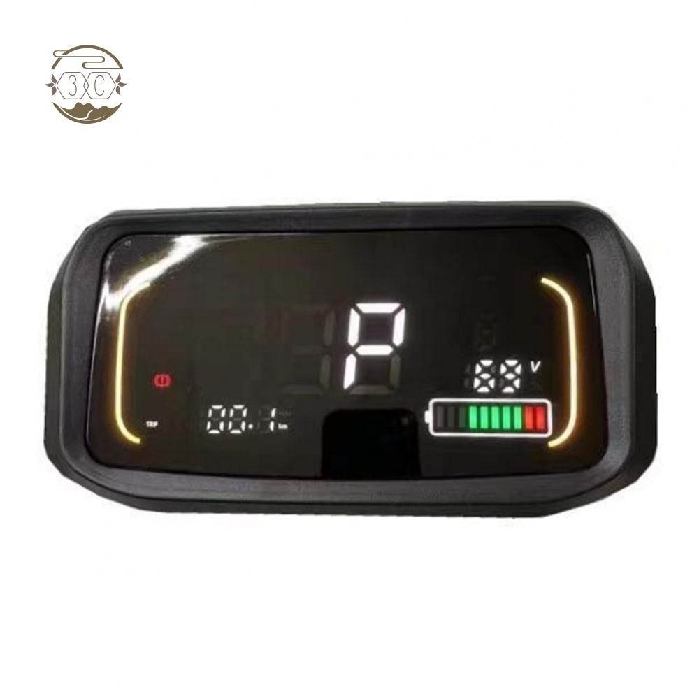 LCD Display Meter 9 PIN Black For E Bike Motor Meter Multi Functional ...
