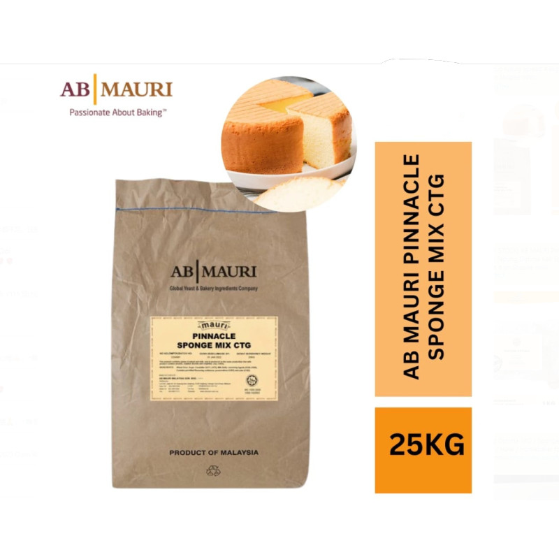 [READY STOCK] AB MAURI Pinnacle Sponge Mix CTG | Tepung Optima Kek Span ...