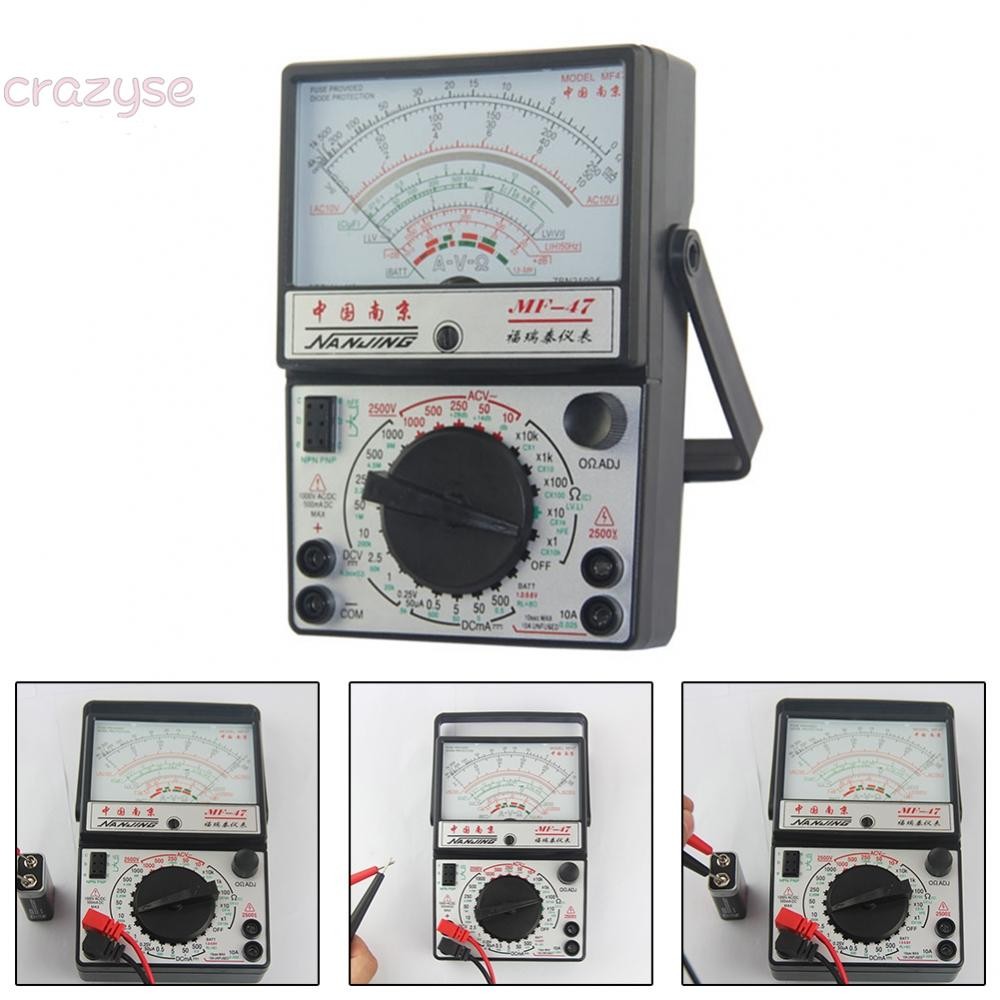 Analog Multimeter Ammeter Ohmmeter Analog Analog Display Battery Tester ...