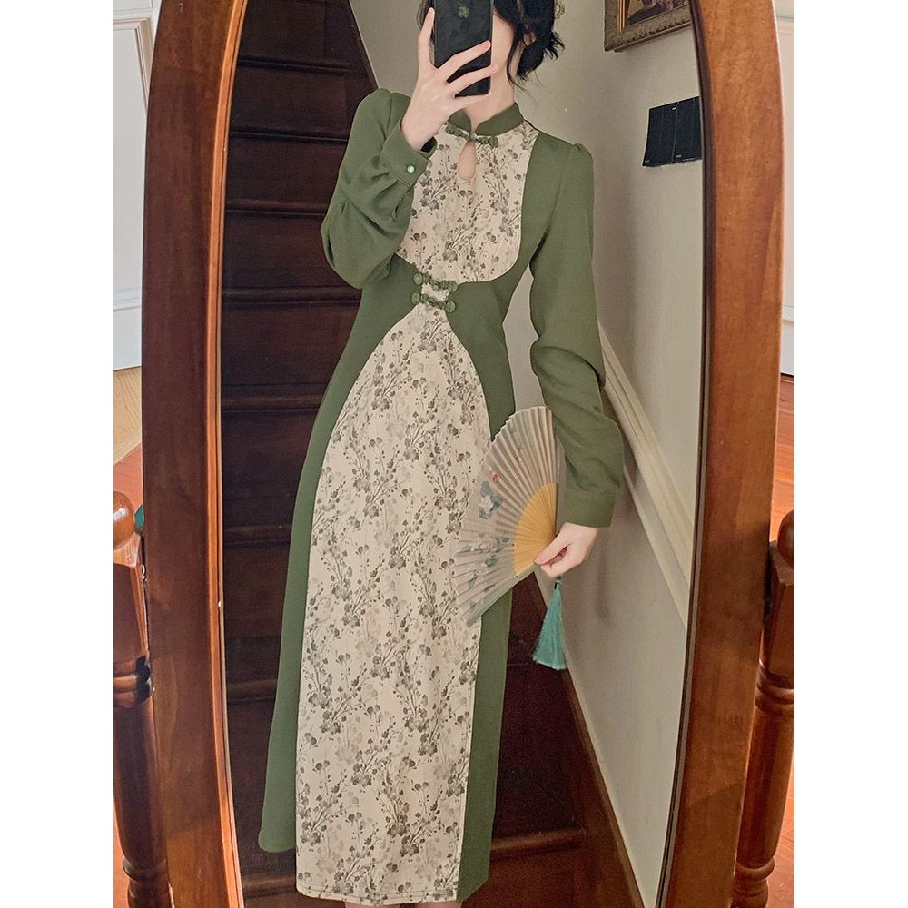 Retro New Chinese Improved Cheongsam French Stylefrench styleDesign ...