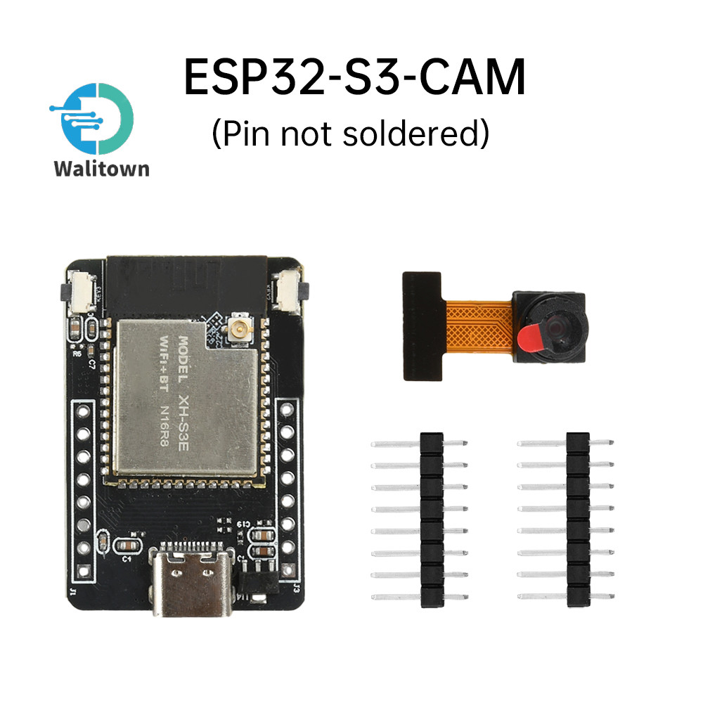 ESP32-S3-CAM WIFI BT Development Board Camera Module Paired With OV2640 Camera N16R8 Version ...