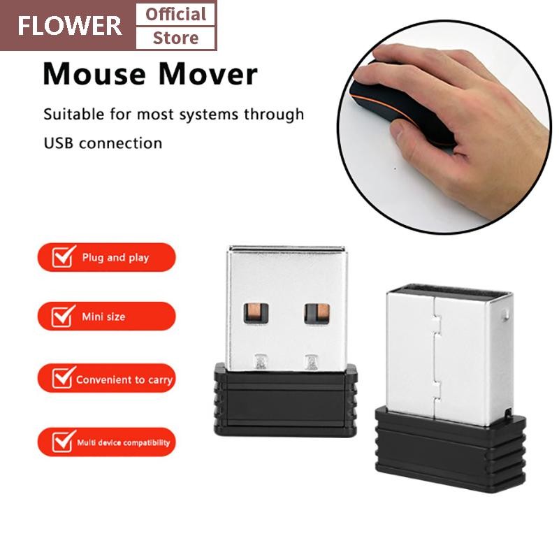FOF Mini Mouse Jiggler Undetectable Automatic Mover USB Port Shaker ...