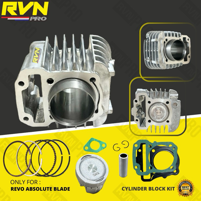 REVO ABSOLUTE BLADE ORIGINAL PISTON KIT WITH KWB PLUS RINGS - COMPLETE ...
