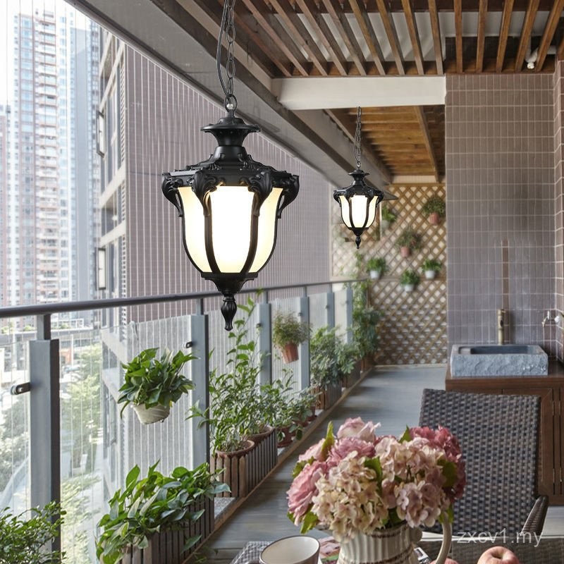 American Outdoor Waterproof Chandelier Courtyard Corridor Aisle Balcony ...