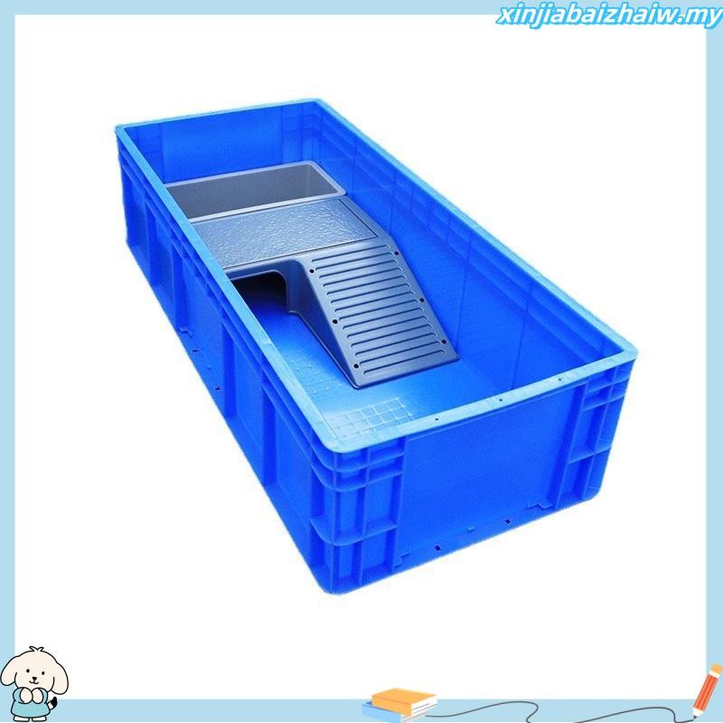 In stockturtle box plastic turtle jar provided with balcony fish tank ...