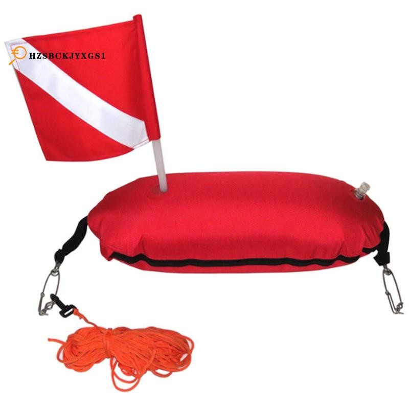 Spearfishing Buoy Inflatable Diving Signal Float Buoy Dive Flag Diver ...