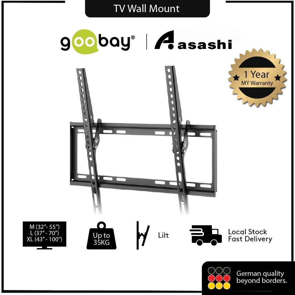 Goobay WH TILT Pro TV Wall Mount (M) 32" to 55" 49909 (L) 37"-70" 49929 ...