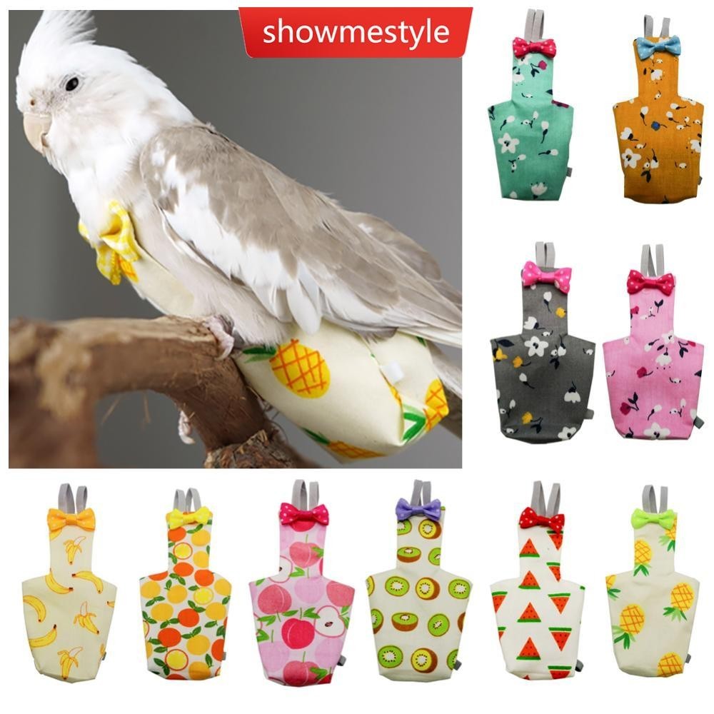 SMS Parrot Diaper Flight Suit Bird Clothes For Parrot Parakeet Pigeon ...