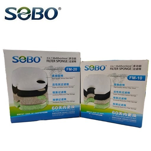 Sobo External Canister Filter Sponge 4 in 1 Multifunction FM-10 | FM20 ...