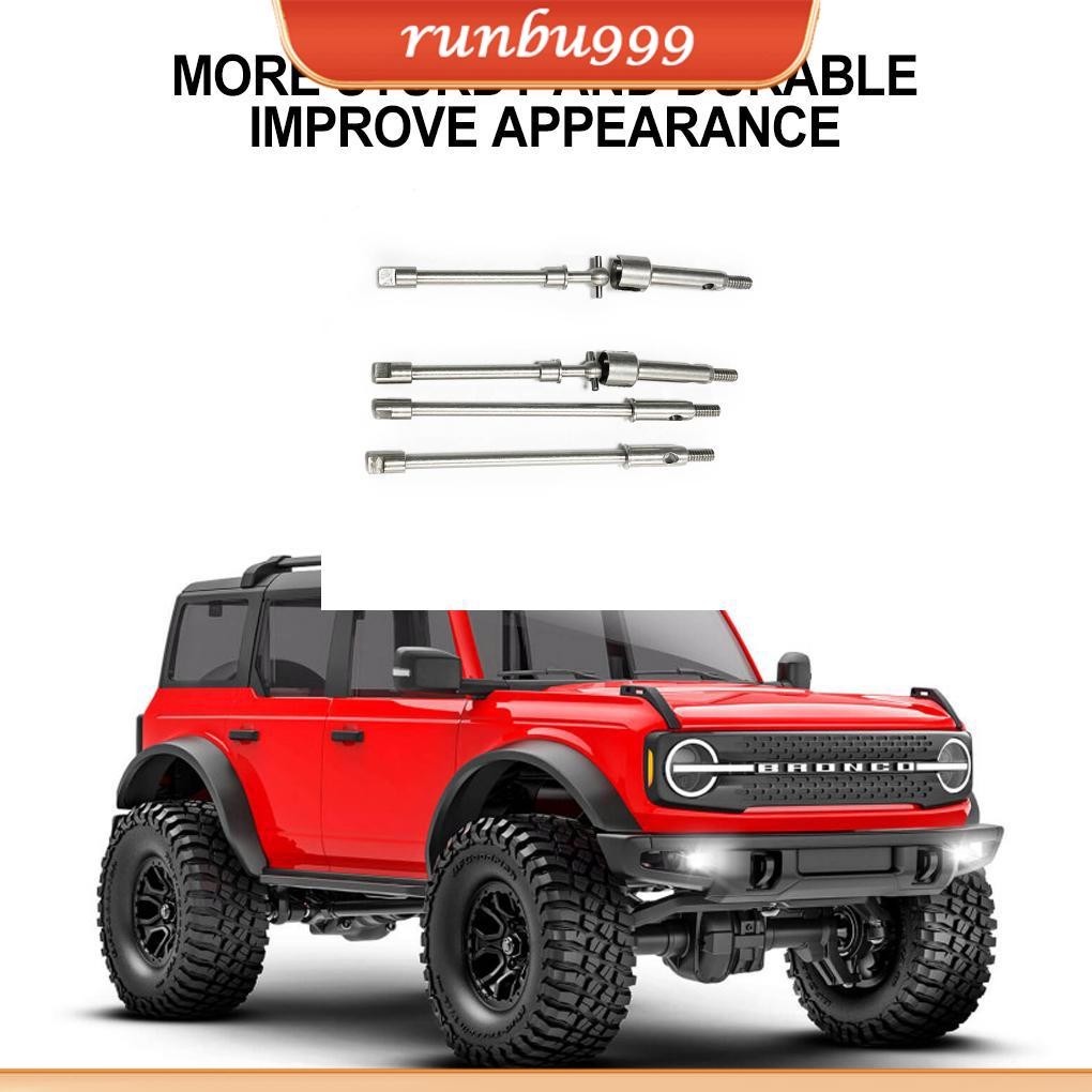 RCGOFOLLOW Stainless Steel Reinforced Wheel Axle RC Upgrade Part Rc ...