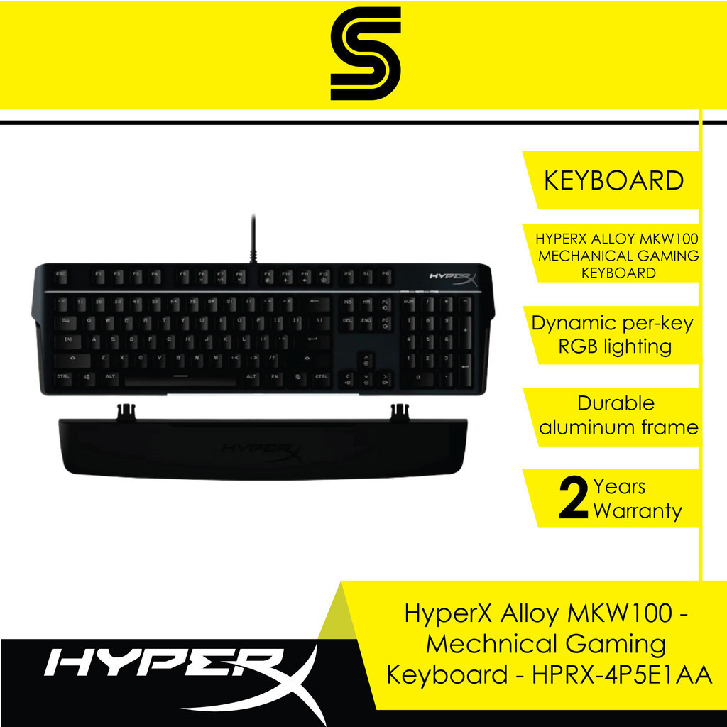 HyperX Alloy MKW100 Mechanical Gaming Keyboard - US Layout | Shopee Malaysia
