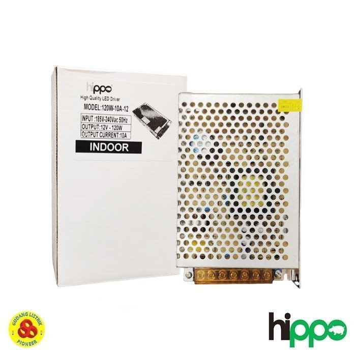 Hippo Indoor Driver LED Transformer 10A 12V 120W Power Supply 10 Amp ...