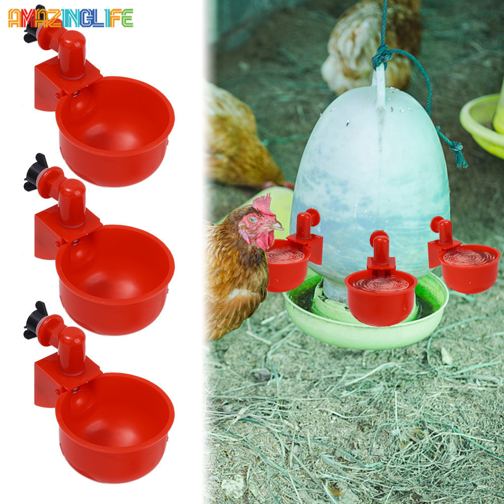 Farm Poultry Waterer Drinking Feeder for Chick / Plastic Chicken Feeder ...