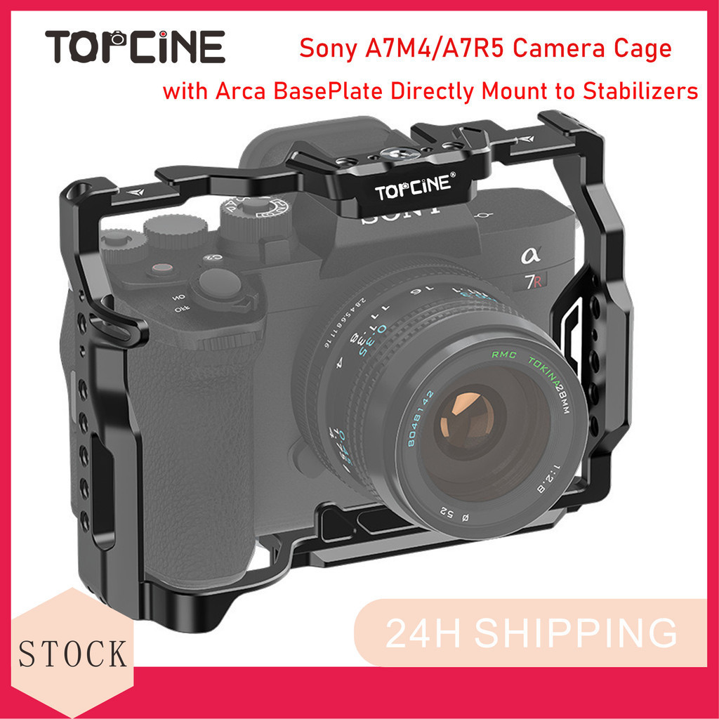 Topcine A7RV /A7IV Camera Cage for Sony Alpha A7R5 Full Cage with Arca ...