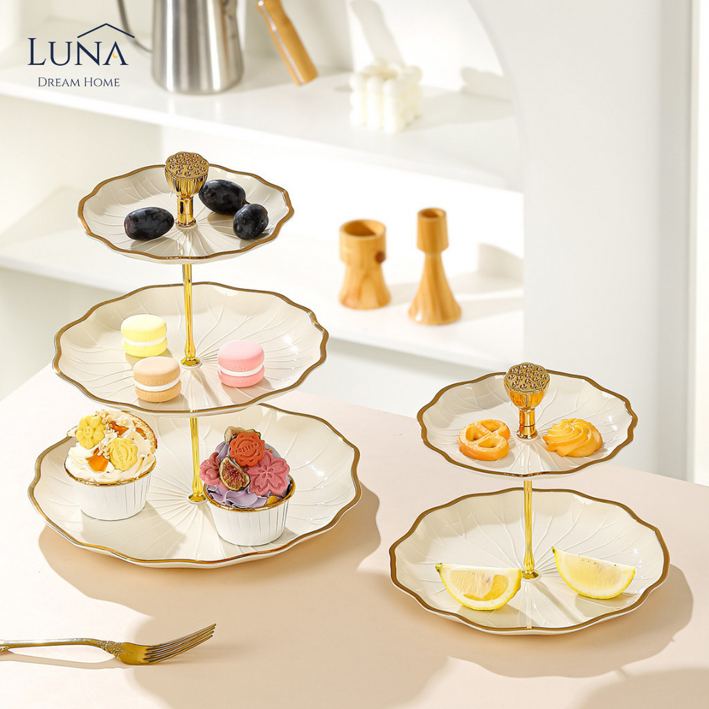 LUNA [Nala Dessert Platter]Hari Raya Haji MultiTier Kitchenware Wooden ...