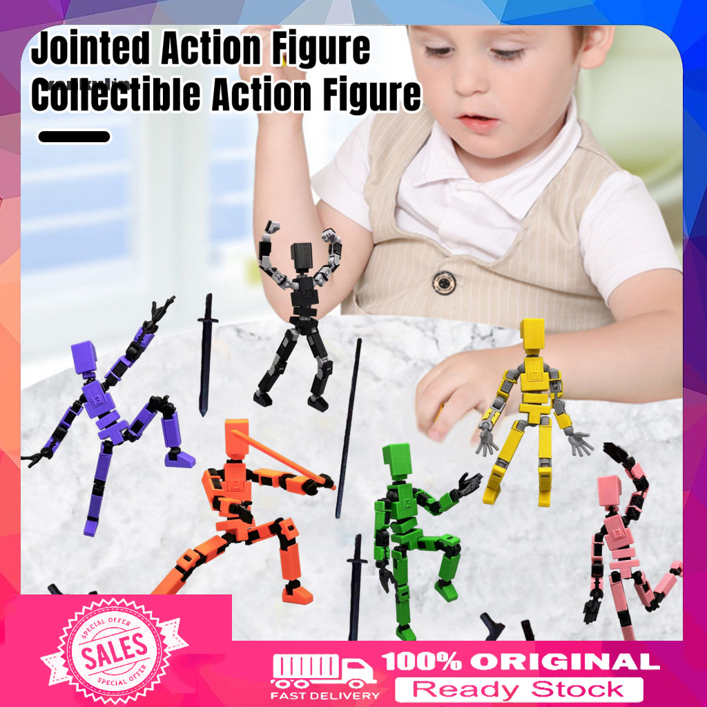 Artistic Action Figure Multi-jointed Robot Action Figure with ...