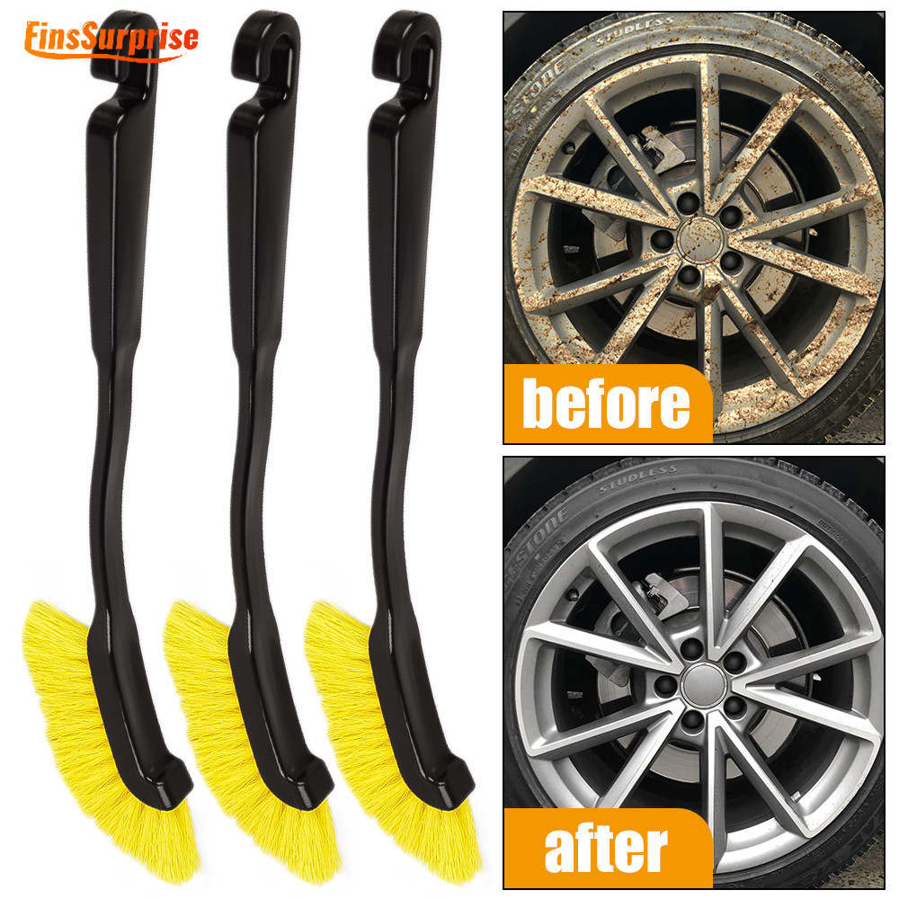 [Surprise] Plastic Handle Auto Washing Cleaner Car Wheel Tire Rim ...