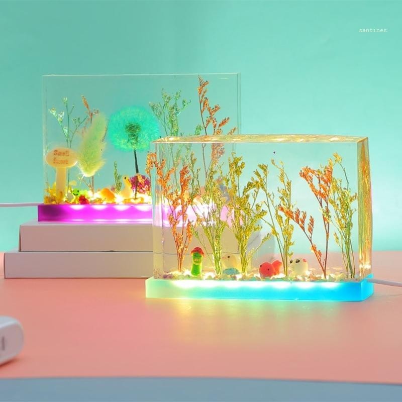 san* Light Resin Silicone Mold Resin Casting Molds Kit with USB Cable ...