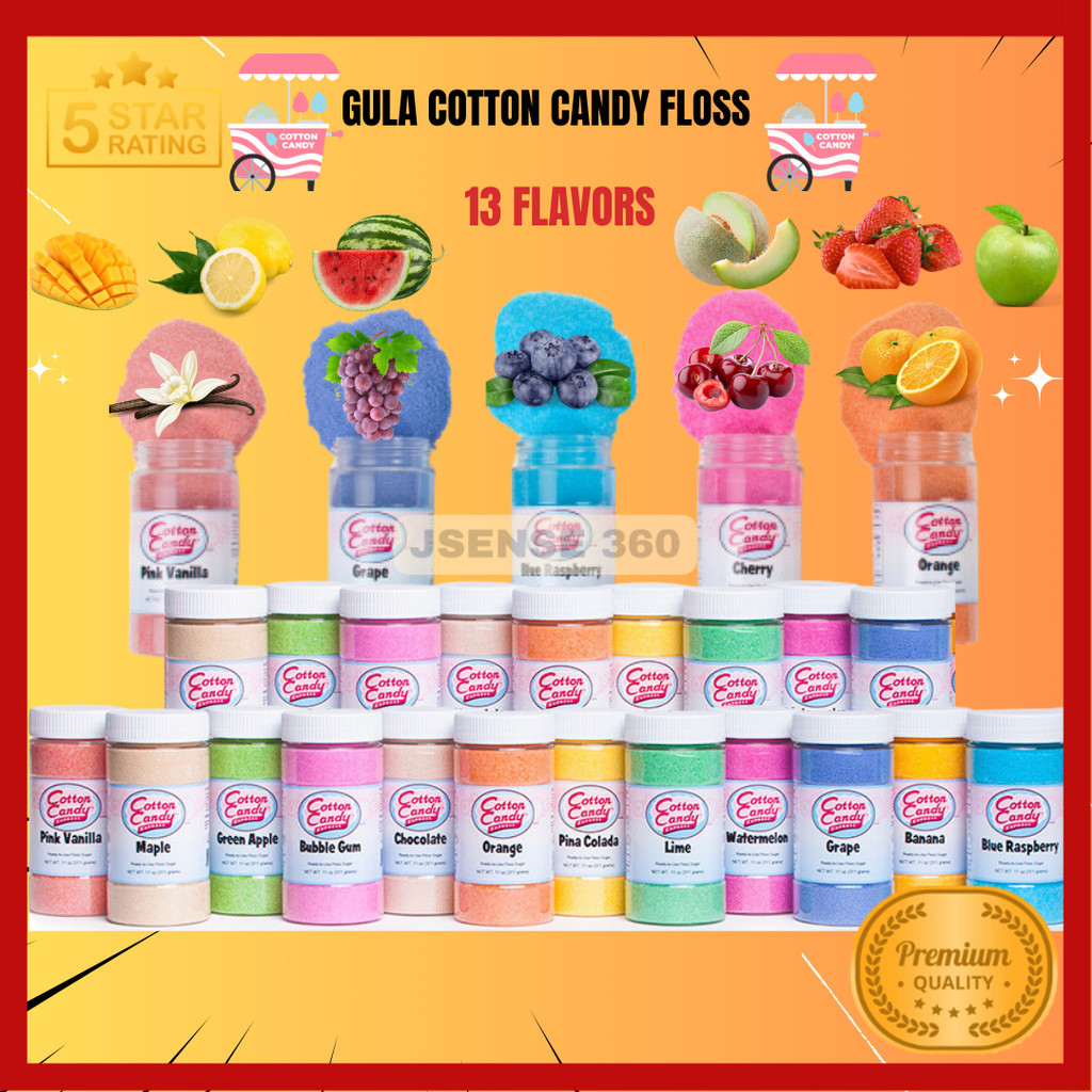 Gula Kapas / Candy Floss Sugar / Buy More Free More [100g] or [500g] or ...