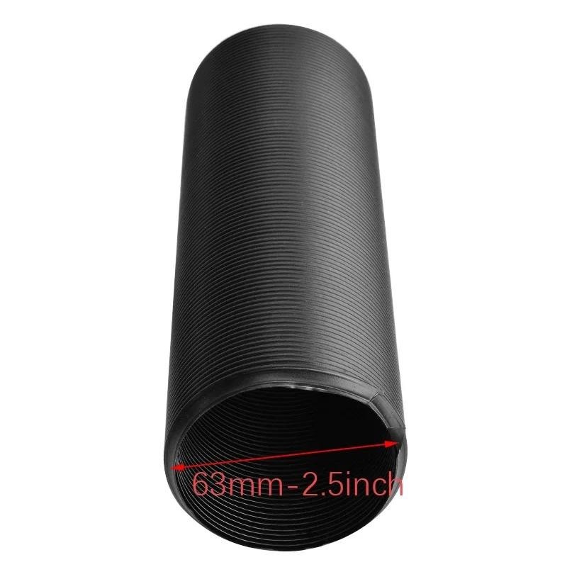 Car Cold Air Filter Intake Tube Kit Ducting Feed Hose Pipe 1M Flexible ...