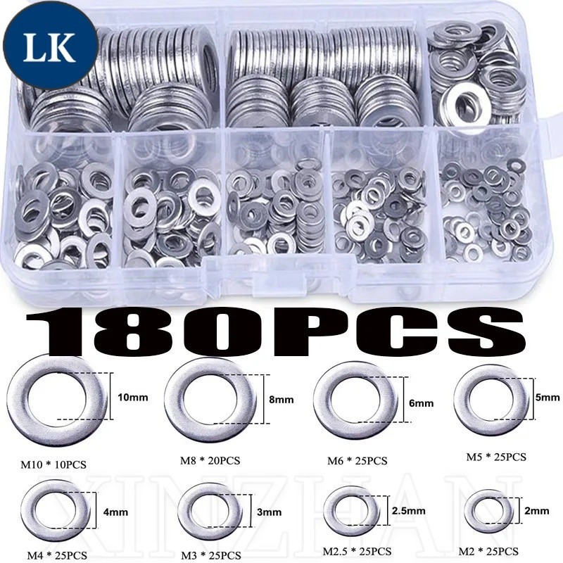 LK Multi-Purpose M2 M3 M4 M5 M6 M8 M10 M12 Flat Washers Ring / W ...