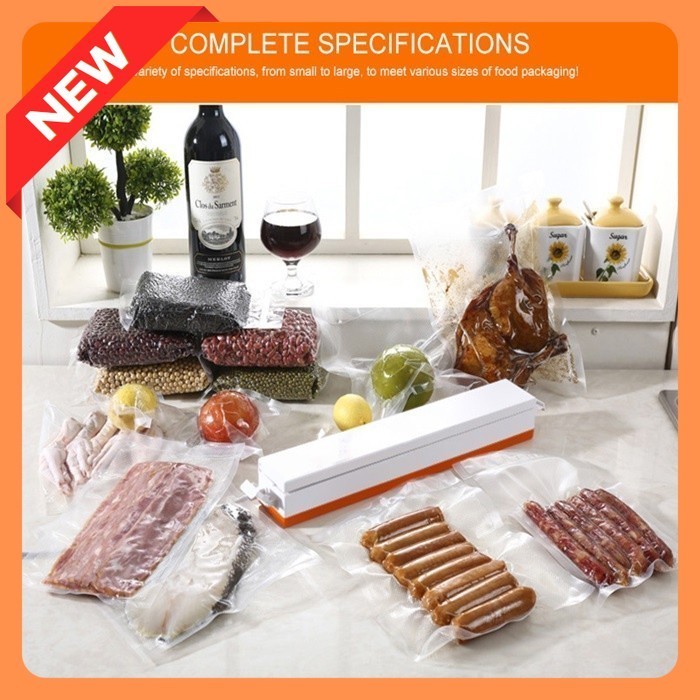 [PROMO] Vacuum Bag food sealer plastic seal storage roll / Plastik ...