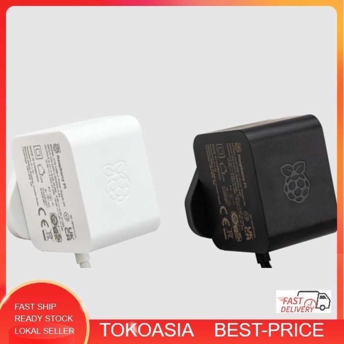 Official Raspberry Pi 5 USB-C 27W PSU ( UK ) | Shopee Malaysia