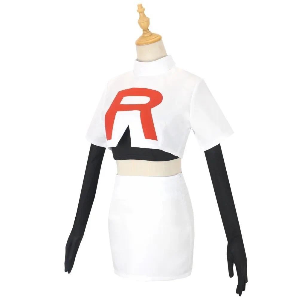 Anime Jessie James Cosplay Costume Team Rocket Jessie Musashi James ...