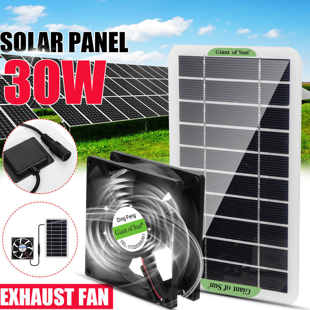Solar chicken coop ventilator solar caravan extractor solar exhaust fan ...