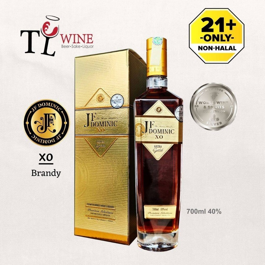 JF Dominic XO Brandy 700ml ALC: 40% Duty paid 100% ORIGINAL (local ...
