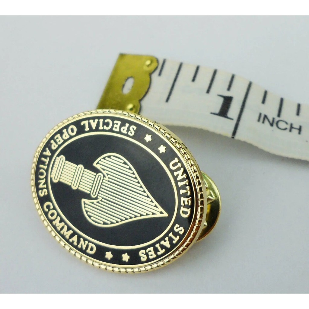 MILITARY MINI US SPECIAL OPERATIONS COMMAND BADGE PIN USSOCOM INSIGNIA ...