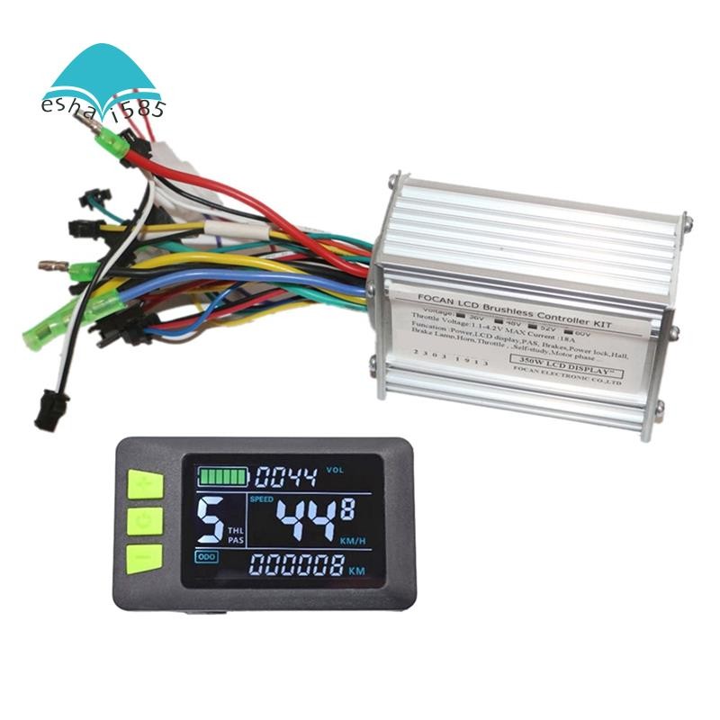 36V 48V 52V 60V 350W 18A Brushless DC Motor Controller Ebike Controller ...
