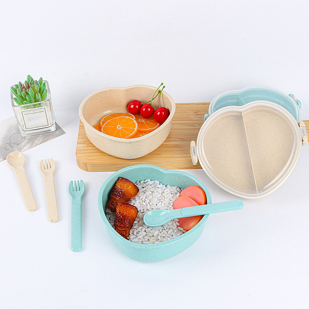 SKS 1 Set Lunch Box Drop-resistant Pinch-resistant Leakproof Pack Meals ...