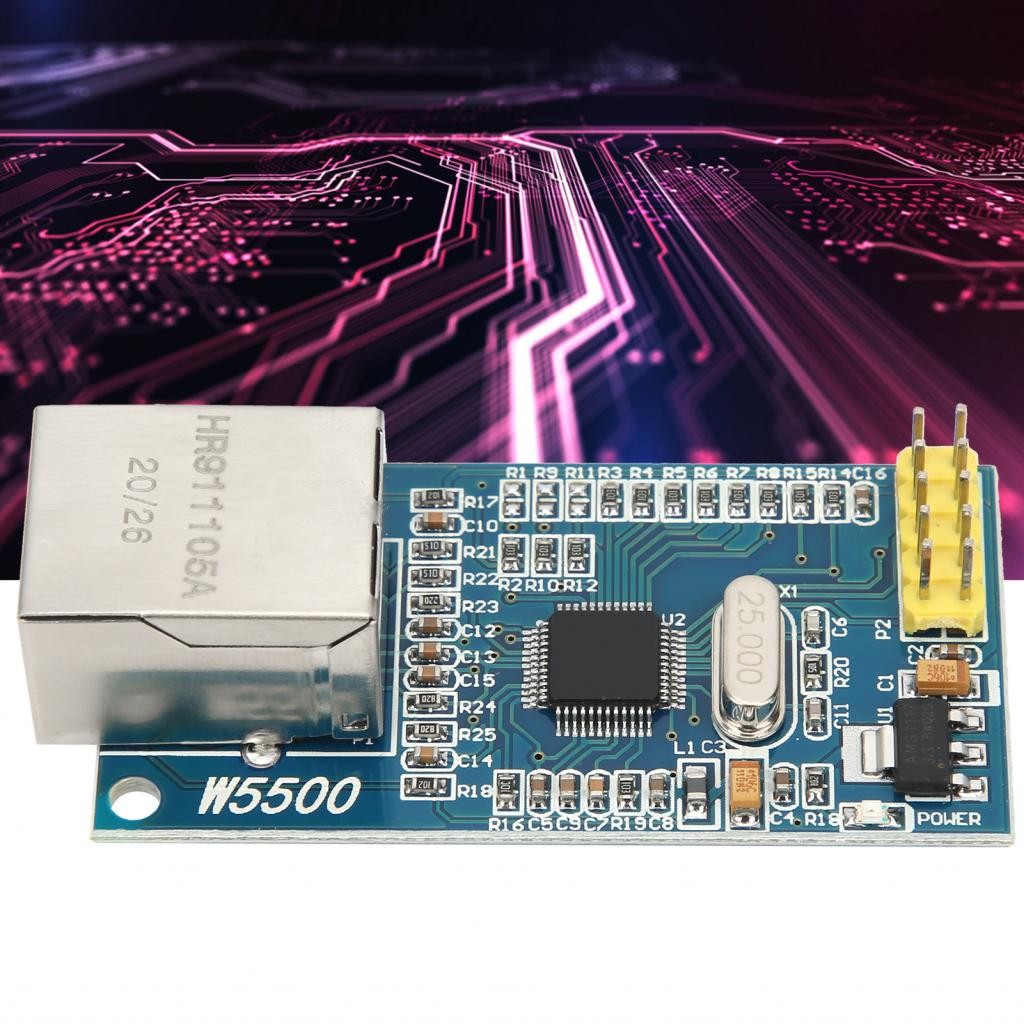 Treee FTVOGUE W5500 Ethernet Network Module Hardware TCP IP 51 STM32 MCU Program | Shopee Malaysia