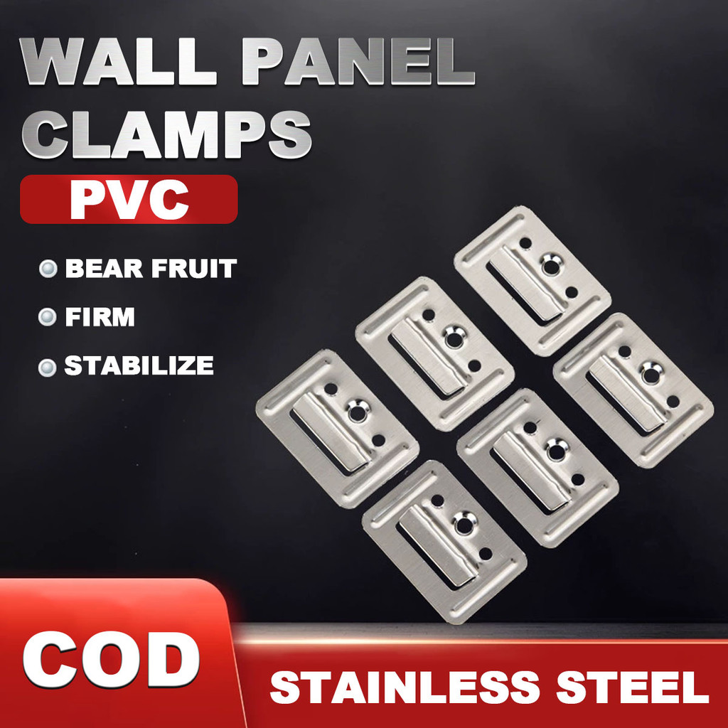 100PCS Stainless Steel Fluted Panel Clip Ceiling Fluted Metal Cladding ...