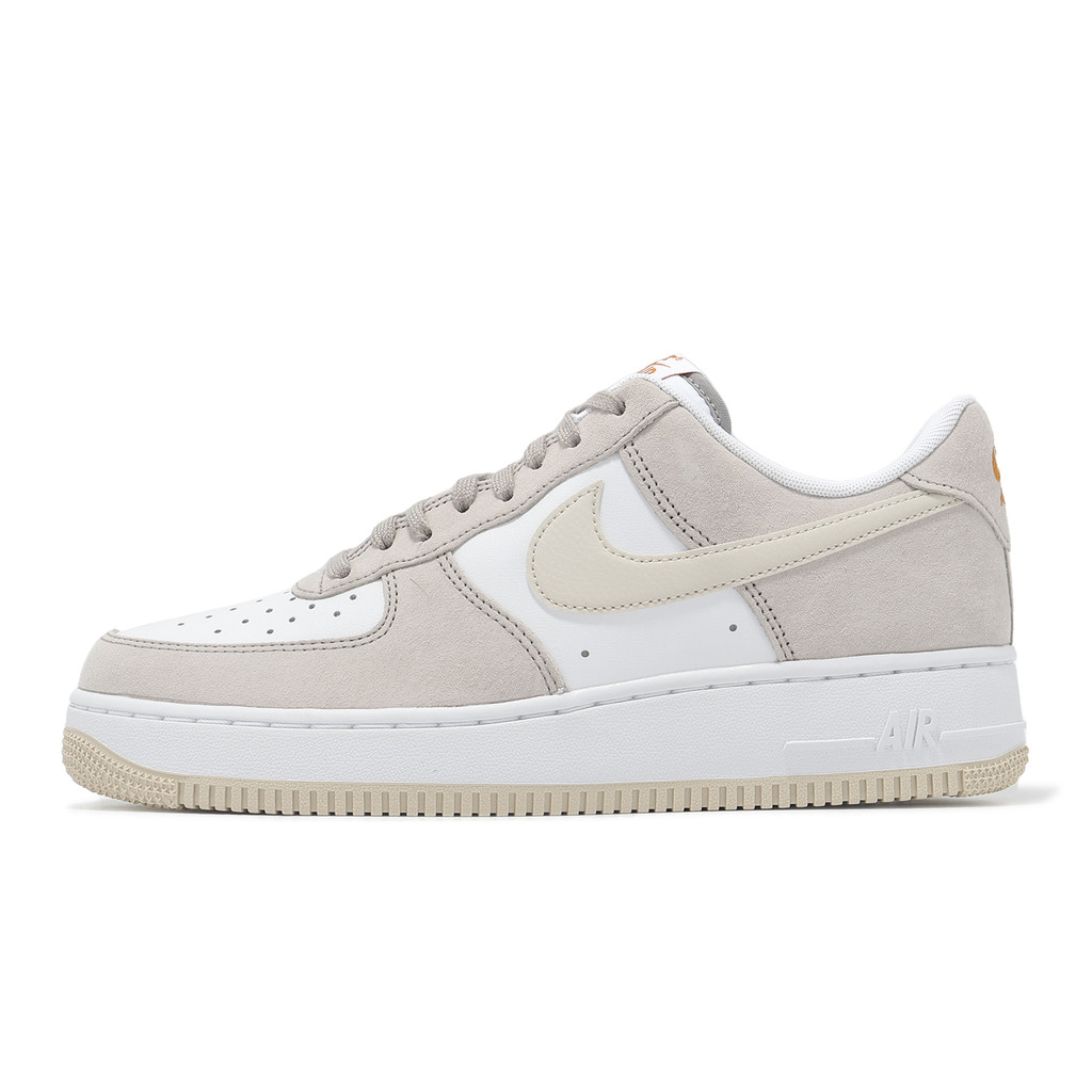 Nike Casual Shoes Air Force 1 07 Men's Pink Gray Light Brown Retro ...